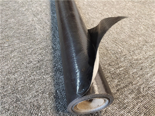 Black Waterproof Roof Underlayment 0.30mm Thickness High Thermo Stability