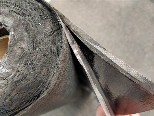 Hot Asphalt Mopping Self Stick Roof Underlayment Quick Installation Safe Track