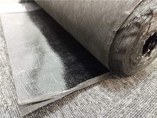 Black Self Adhering Polymer Modified Bitumen Roofing Underlayment 40 Mil Thickness