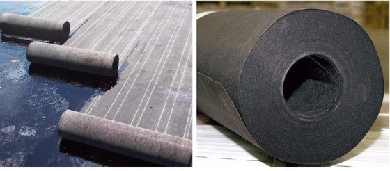 Polypropylene Asphalt Felt Underlayment Roll For Reservoir White Printing