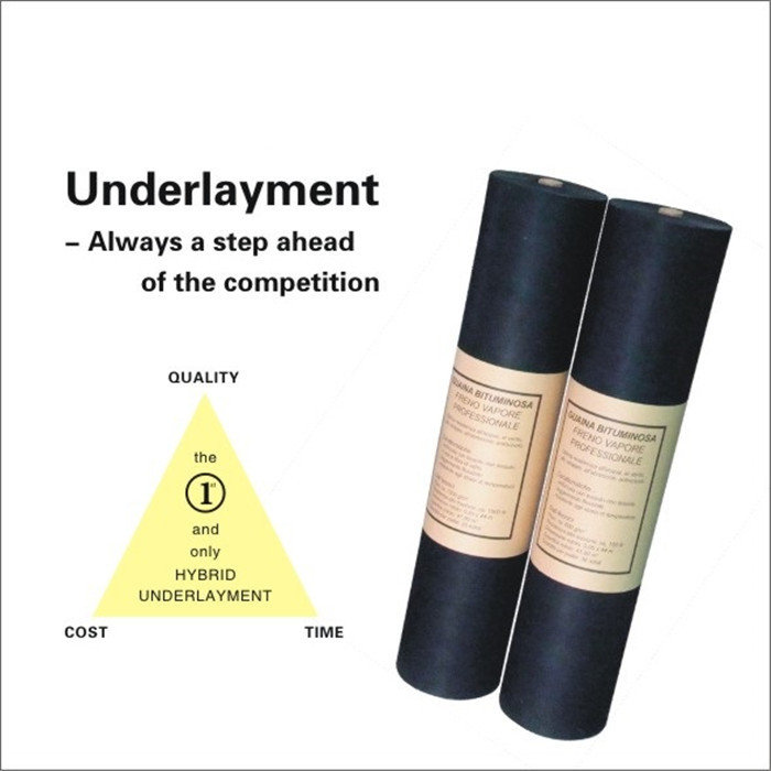 Anti Corrosion Modified Bitumen Underlayment Puncture Resistance For Unstable Structure