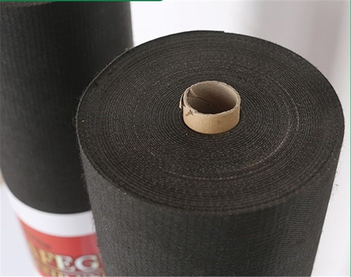 Hybrid 500gsm Asphalt Shingle Roof Underlayment Roll Black Color 145ft Length