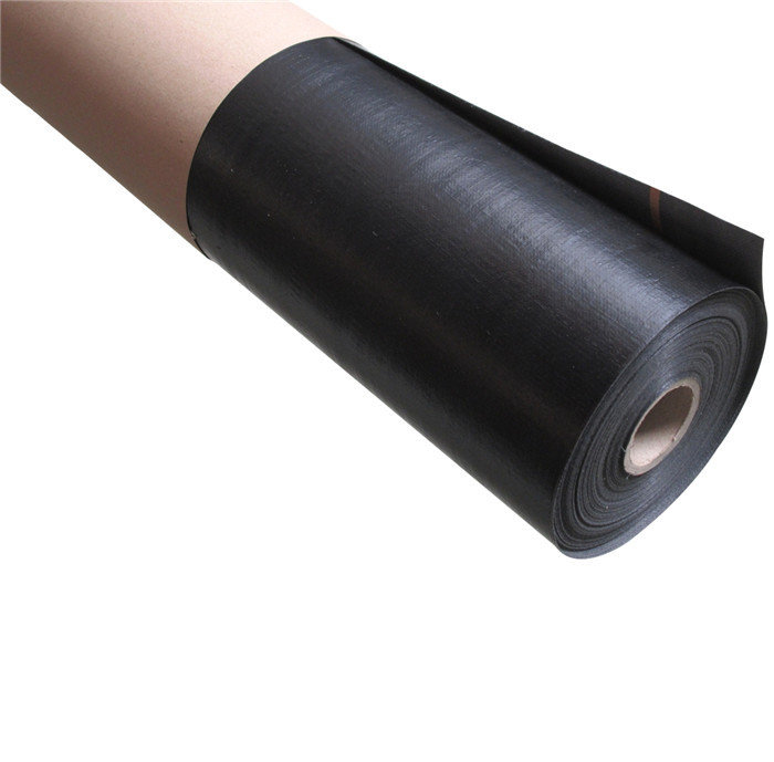 Traffic Tunnel Waterproof Roof Underlayment Black Color High Stretch Ability