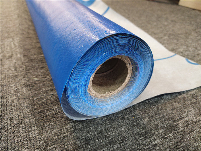 0.30mm Blue Waterproof Roof Underlayment High Vapor Transmission Rate Easy To Use