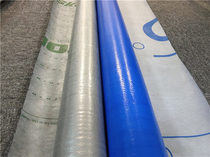 Lightweight Breathable Roofing Underlay , Durable Waterproof Roof Underlayment