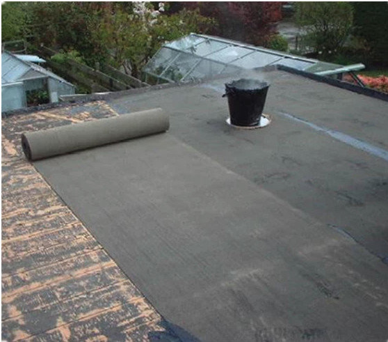500gsm Asphalt Felt Underlayment Roll 3.1ft * 145ft Size For Roof / Bridge