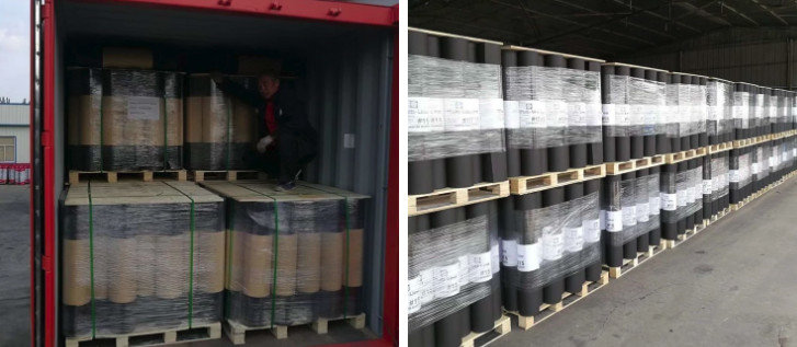 250 / 300 N / 5cm Asphalt Felt Underlayment 100N Resistance To Tearing