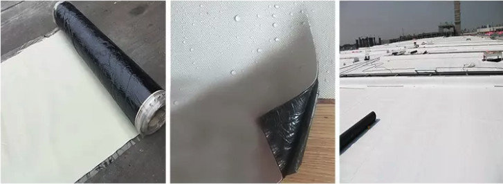 Impermeable Synthetic Roof Underlayment Multilayered Sheet Adhesion Surfaces