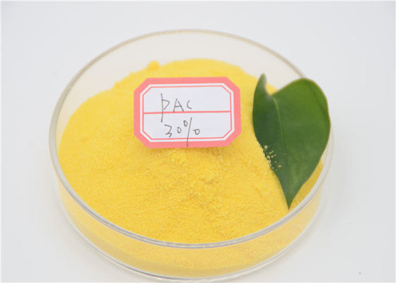 폴리 알루 민 염화물 PAC 30% 노란 식용수 처리 화학물질