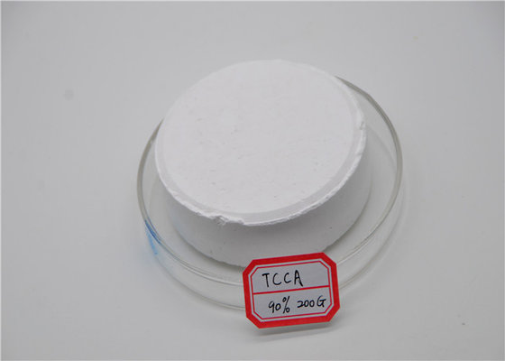살균 대리인 MOQ 화학물질 21 톤 TCCA 90 정제 폐수 처리