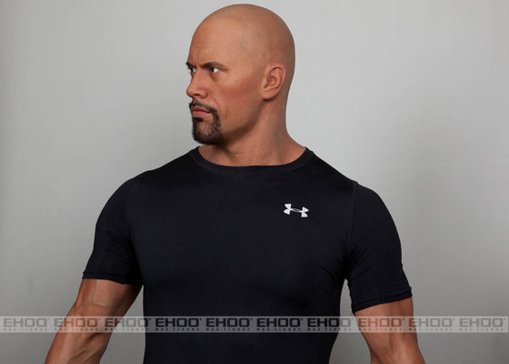 Famous Dwayne Johnson Silicone Action Figure For Wax Museum