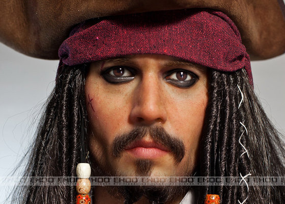 Jack Sparrow wax figure / Realistic Celebrity Wax Figures Pirates of the Caribbean / movie waxwork