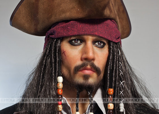 Jack Sparrow wax figure / Realistic Celebrity Wax Figures Pirates of the Caribbean / movie waxwork