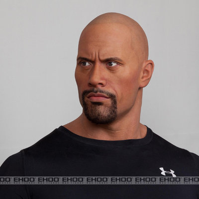 Dwayne Johnson Life Size Wax Figure Celebrities Silicone Material