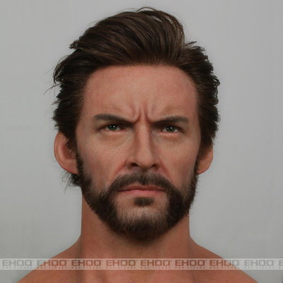 Wolverine realista simuló las figuras de cera de la celebridad papel en X - hombre