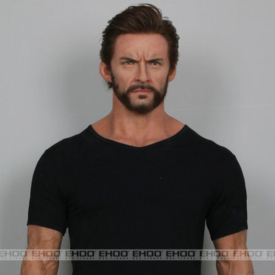 Wolverine realista simuló las figuras de cera de la celebridad papel en X - hombre