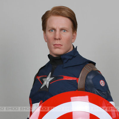 Actor Steve Rogers Celebrities Wax Figures Lifelike Celebrity Role In Captain Amercia