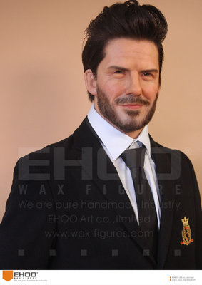 Famous Sports Star Wax Figure Football Star David Beckham Human Resin Sculpture