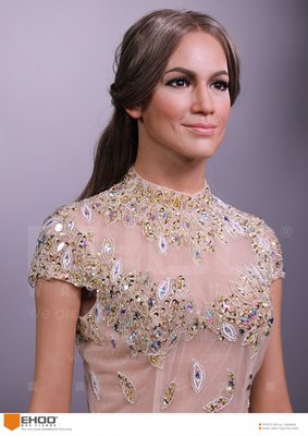 Latin Pop Singer And Actress Jennifer Lopez Wax Figure For Celebrity Museum