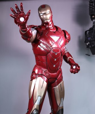 1:1 Size 215cm Height Full Fiberglass Red Iron man Figure For Sale