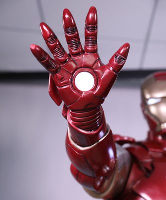 1:1 Size 215cm Height Full Fiberglass Red Iron man Figure For Sale