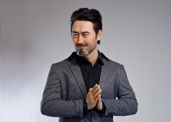 Wu Xiubo Silicone And Resin Life Size Wax Figures / Celebrity Waxworks
