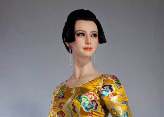 High Realistic Celeb Wax Figure Of Fan Bingbing / life size wax figures