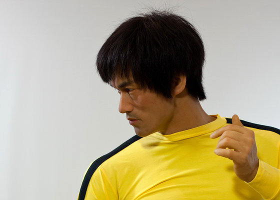 Life Size Silicone Museum Wax Figures ,  Bruce Lee Wax Figure