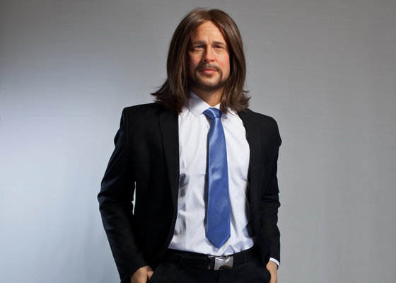 Customization Life Size Brad Pitt Celebrity Action Figure For Wax Museum