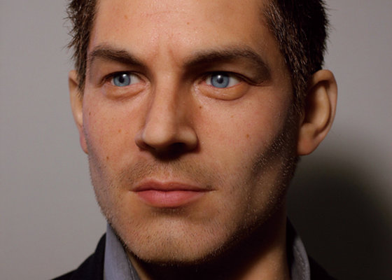 Male Celebrity Wax Figures Of Paul William Walker IV / realistic wax sculptures