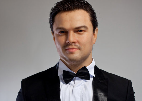 Customized Hollywood star leonardo dicaprio wax figure handmade , human wax figure
