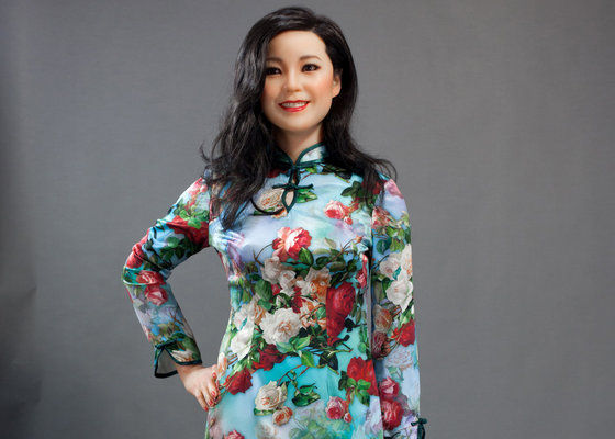 Hot Girl Silicone Dummy wax figures of celebrities museum / sculptures