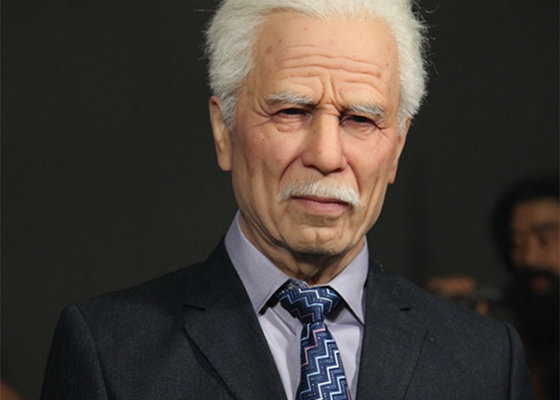 Custom Realistic Museum Famous Wax Museums / Wax Sculpture Of Greece Old Man