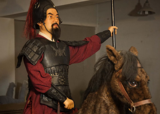 Custom Historical Wax Figures Scene Reconstruction Of Carving Silicone Waxwork