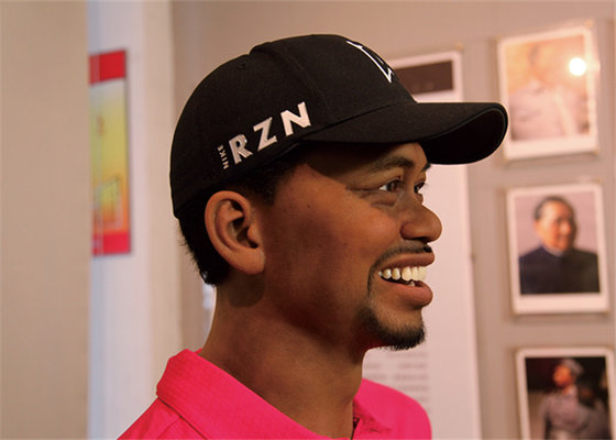 Realistic Silicone Waxwork For Sports Star Wax Figure Of  Tiger Woods