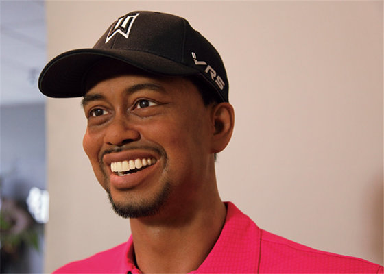 Realistic Silicone Waxwork For Sports Star Wax Figure Of  Tiger Woods