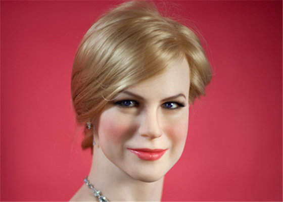 Resin Fiberglass Human Wax Figure Woman Sculpture  For Art collectible or Home decoration