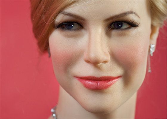 Resin Fiberglass Human Wax Figure Woman Sculpture  For Art collectible or Home decoration