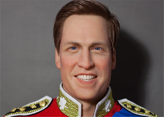 Popular United Kingdom Celeb Wax Figures Mannequin Of Prince William Britain