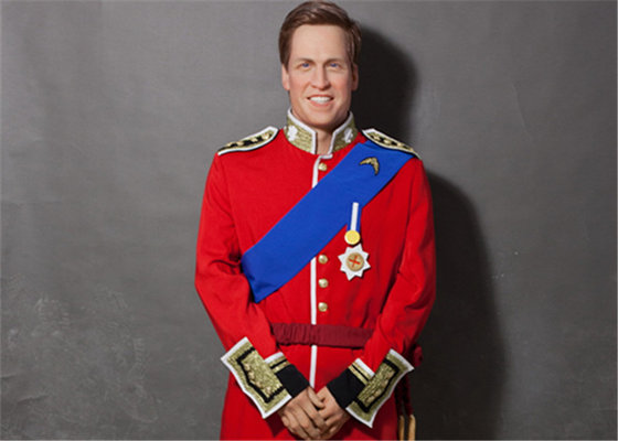 Popular United Kingdom Celeb Wax Figures Mannequin Of Prince William Britain