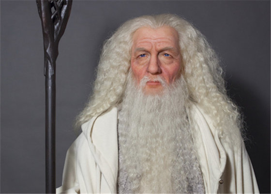 Gandalf Silicone Action Figures / Modern Realistic Vivid Customized Silicone Wax Figure