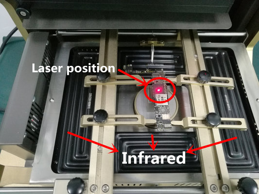 Free training WDS-720 automatic bga soldering machine with optical alignment system