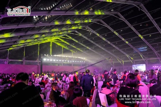 Large Clear Luxury Wedding Tents Decoration With Transparent Roof Cover