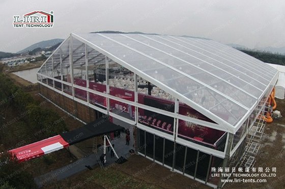 Large Clear Luxury Wedding Tents Decoration With Transparent Roof Cover