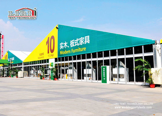 30 x 50M Aluminum Outdoor Exhibition Tents For Car Show With Lighting And Curtain