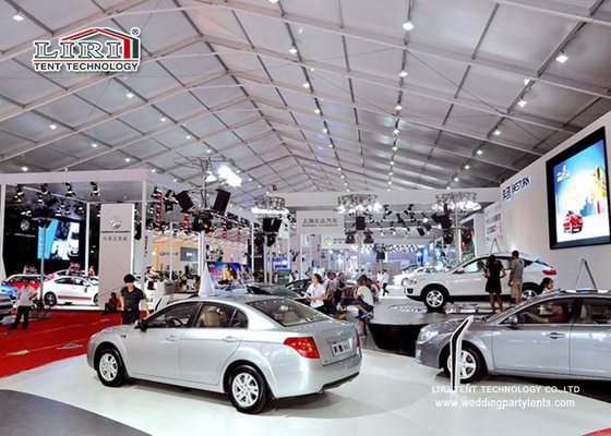 30 x 50M Aluminum Outdoor Exhibition Tents For Car Show With Lighting And Curtain