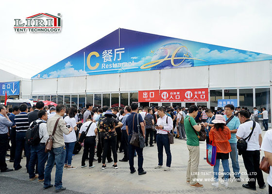 40x100m Large Outdoor Exhibition Tent with AC Cooling System for Exhibition and Trade Show