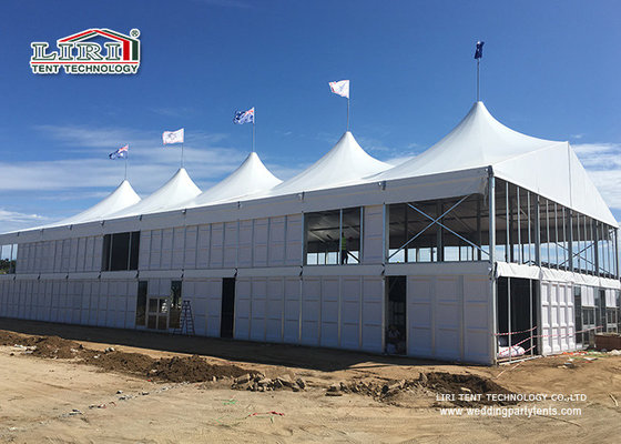 Events Outoor Clear Span Tents Aluminum Frame With Solid Walls