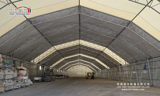 Aluminum Curve Portable Aircraft Hangars Construction A Frame Snow Resistance