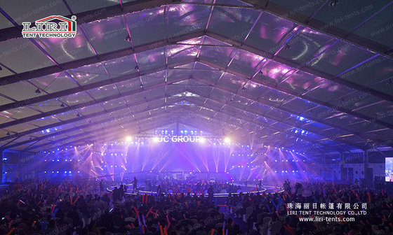2000 Capacity Transparent Outdoor Garden Party Tent Large Capacity Clear Roof